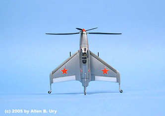 Yurjev KIT-1 Soviet VTOL Fighter Concept by Unicraft - Fantastic ...