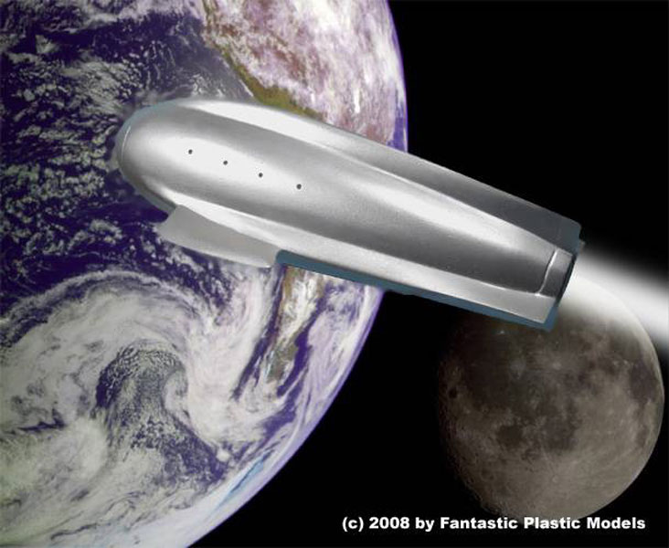 The First Spaceship In Space