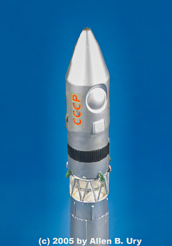 Vostok Rocket Model Flying