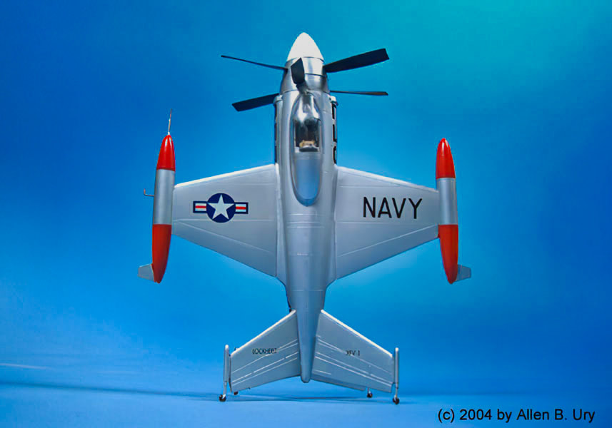 Lockheed XFV-1 Salmon 1:72 Model by Pegasus Models - Fantastic Plastic ...