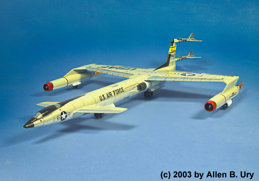 XAB-1 Beta-1 Atomic-Powered Bomber by Hawk - Fantastic Plastic Models